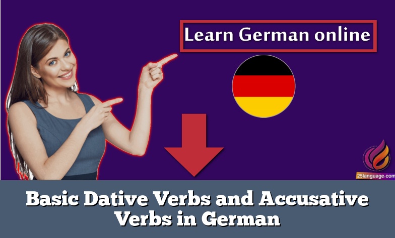 Accusative Vs. Dative — What’S The Difference? – DDKGWB